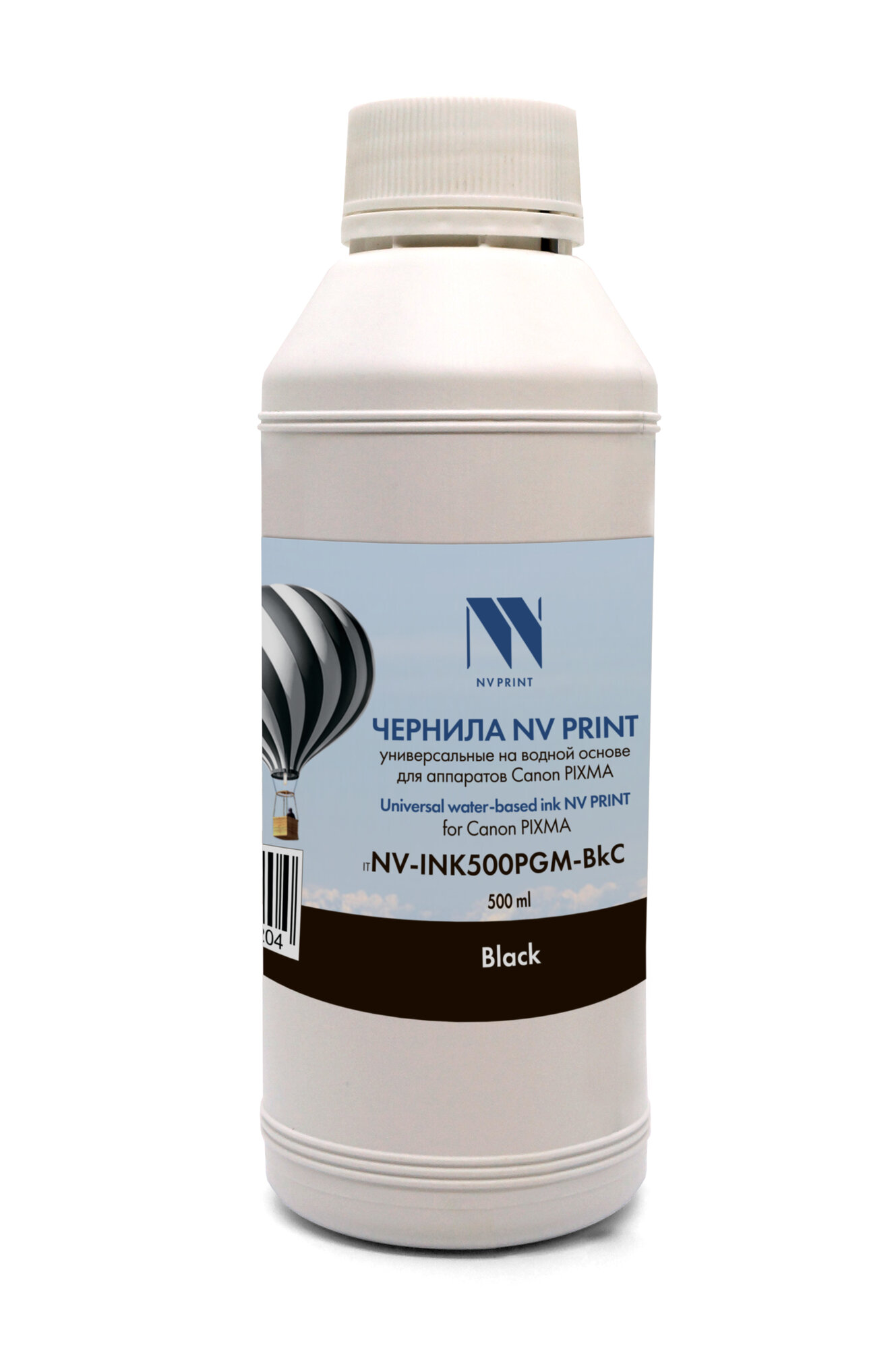 Чернила NV PRINT пигментные для аппаратов Canon (500ml) Black