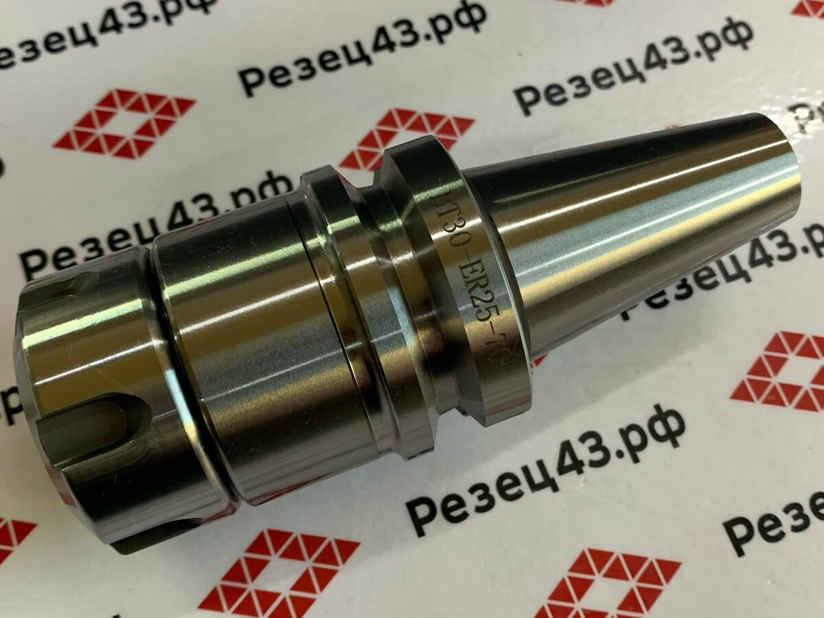 Цанговый патрон BT30 под цанги ER25 вылет 70 мм BT30-ER25UM-70