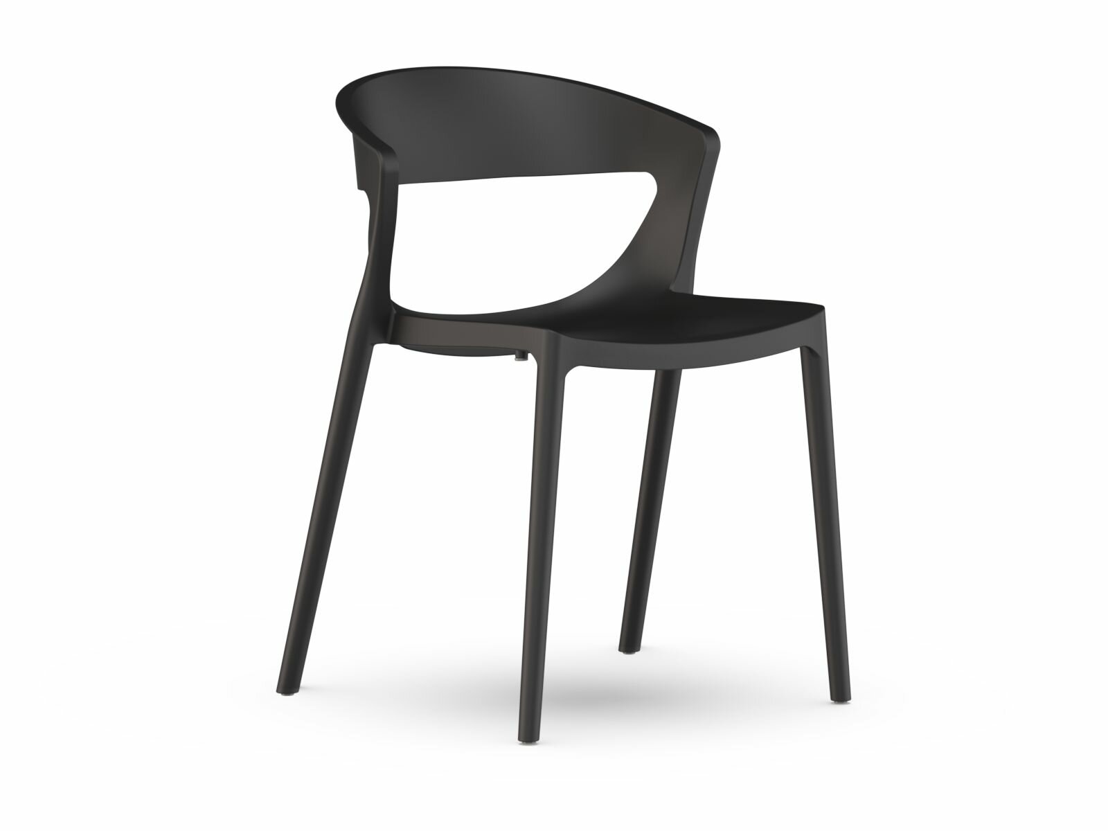 Стул в современном стиле мод. Лилит черный, 4 шт. в комплекте