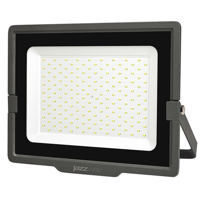 Прожектор светодиодный Jazzway PFL-C3, 150 Вт, 6500 К, IP65, с клапаном, закаленное стекло, Pro