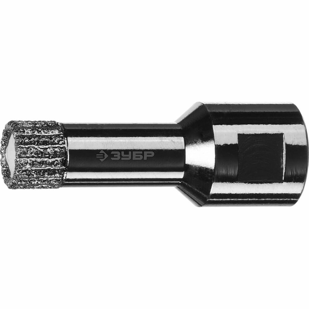 ЗУБР коронка алмазная по керамограниту, вакуумное спекание алмазов, d 14 мм, посадка М14, 29865-1429865-14