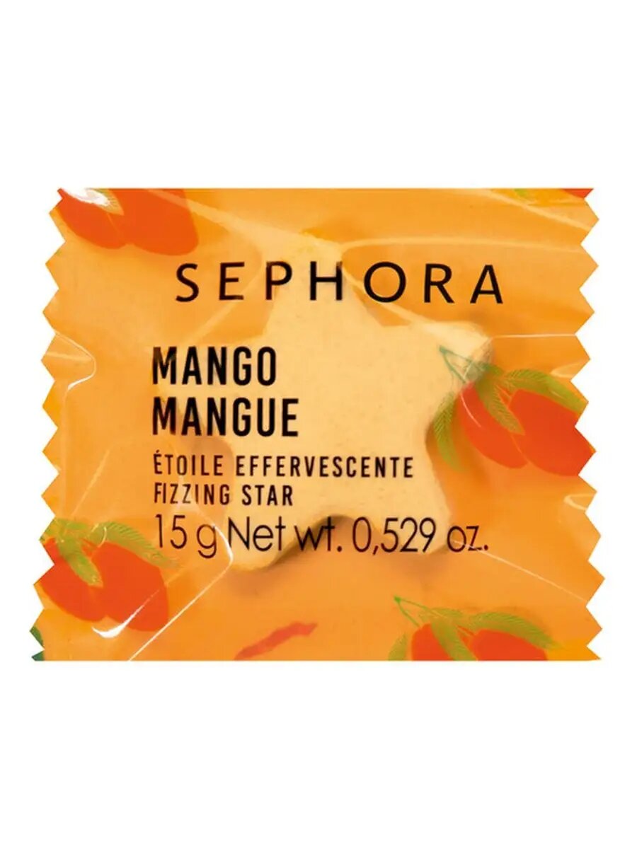 Шипучая звездочка для душа - манго