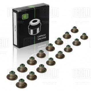CV0903 Колпачки маслосъемные Renault Logan(04-)Duster (10-) Clio I-II-III (08) Scenic II (04-) (компл 16шт) TRIALLI