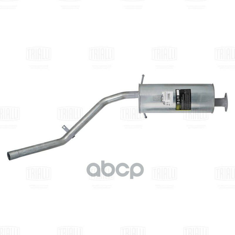 Глушитель для а/м Nissan Navara (01-) 2.4i/2.5d 4WD осн. (алюм. сталь) (EMM 3003) Trialli арт. EMM 3003