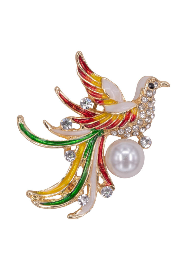 Брошь, стразы