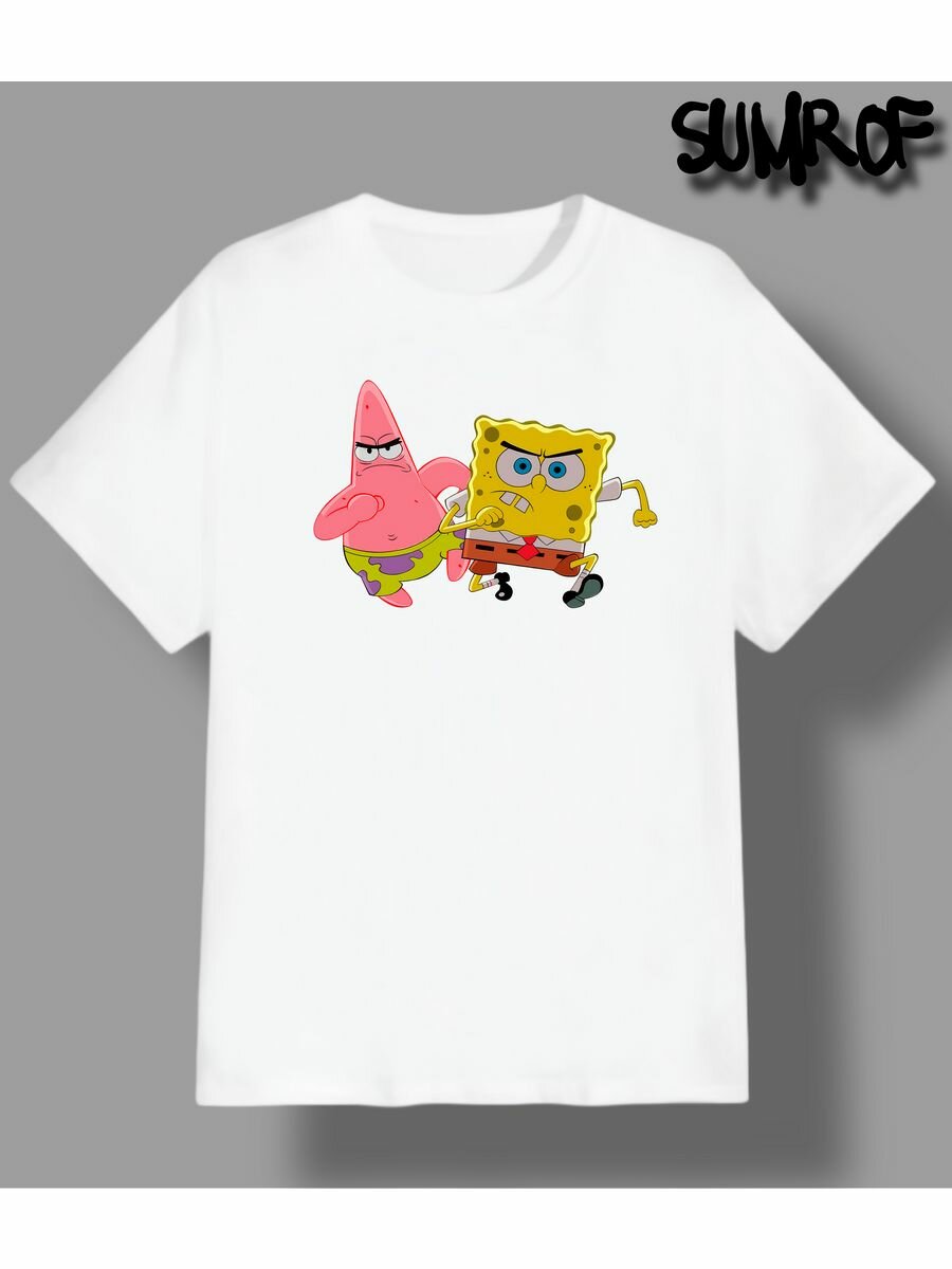 Футболка спанч боб патрик
