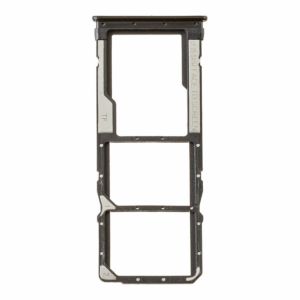 Держатель SIM карты для Xiaomi Redmi Note 8 черный