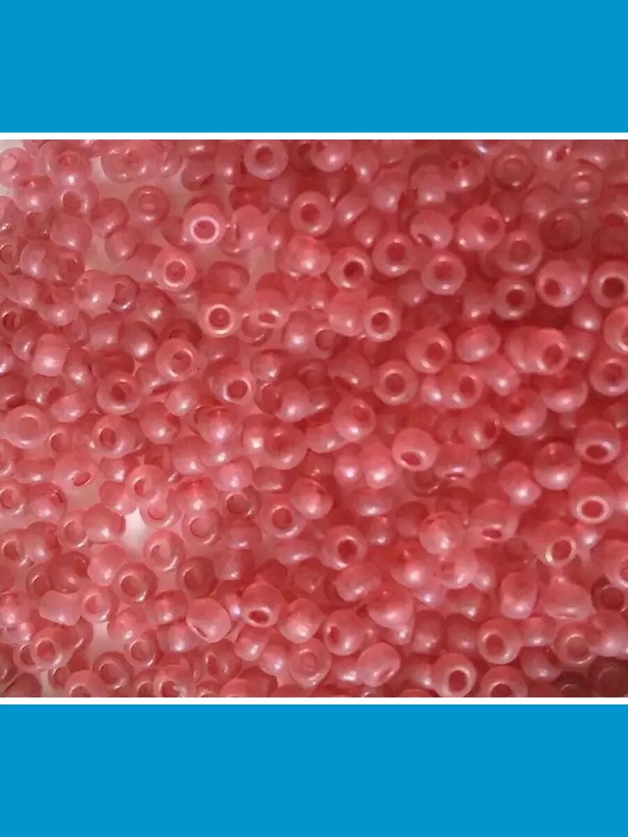 Бисер чешский Preciosa, для бисероплетения, стекло, круглый, красный, 07022-10/0-50гр