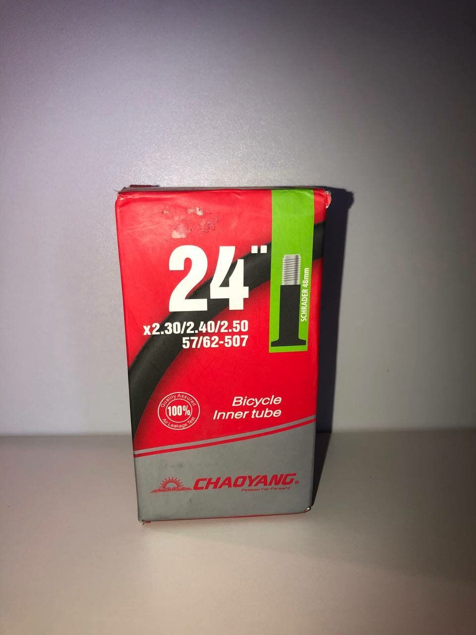 CHAOYANG - велосипедная камера 24 * с прямым ниппелем