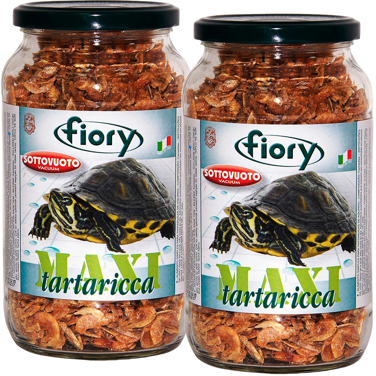 FIORY TARTARICCA MAXI корм для черепах с креветками (1 л х 2 шт)