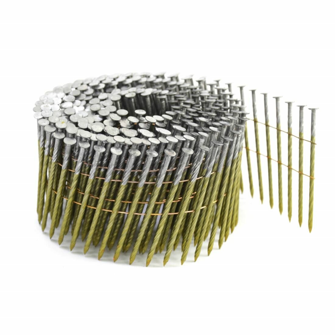 Гвоздь барабанный по дереву винтовой ForEst CNW 25/45 для нейлера в бобинах