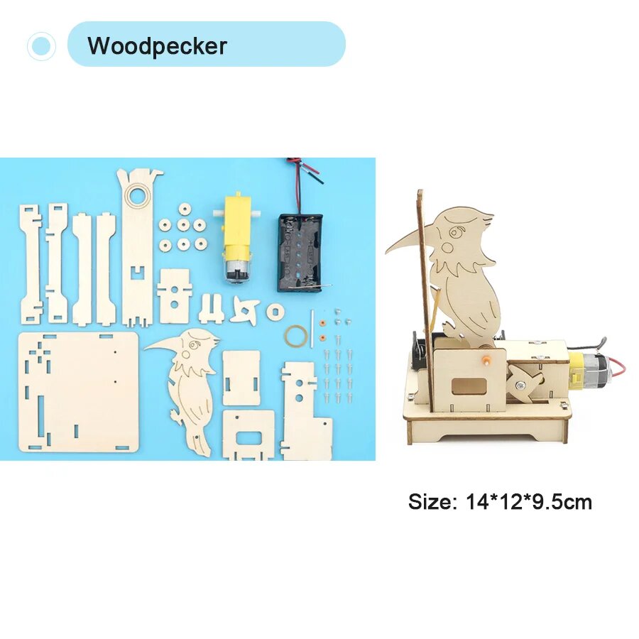 Научно-экспериментальный набор для сборки физической модели Woodpecker