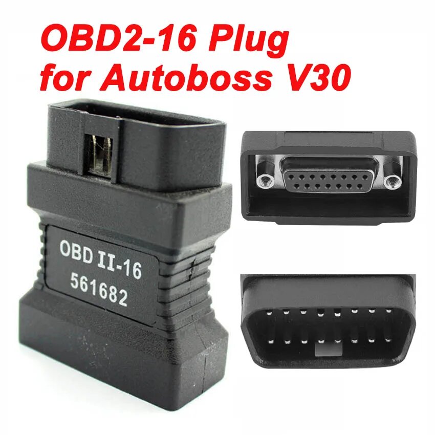 16-контактный интерфейс OBDII к адаптеру DB15 для автомобильного сканера Autoboss V30 Elite 16-контактный разъем Obd2 к разъему USB 15PIN
