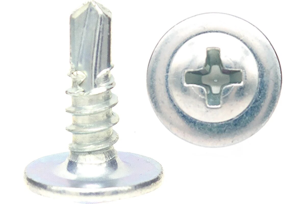 BOWT саморез с прессшайбой, сверло 4,2x13 мм, 100 шт, код P02348 - для гипсокартона