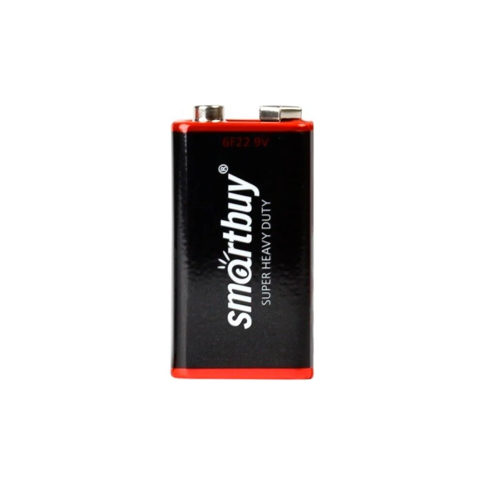 Батарейка SmartBuy SBBZ-9V01S, солевая, типоразмер крона, 9В, 10шт
