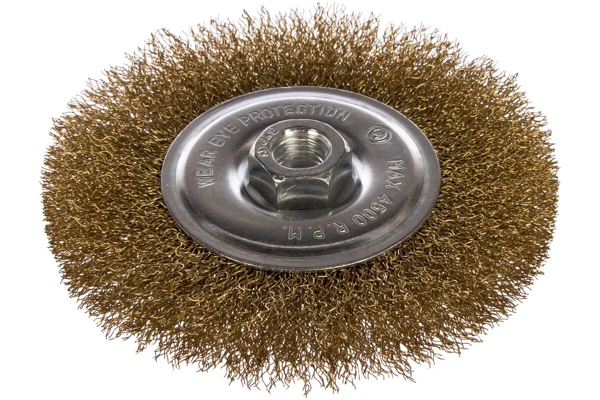 Дело Техники щетка проволочная плоская 125 мм для УШМ 274125 стальная проволока