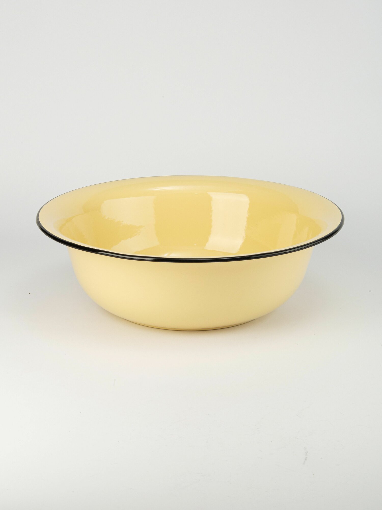 Таз эмалированнный 12л кремовый