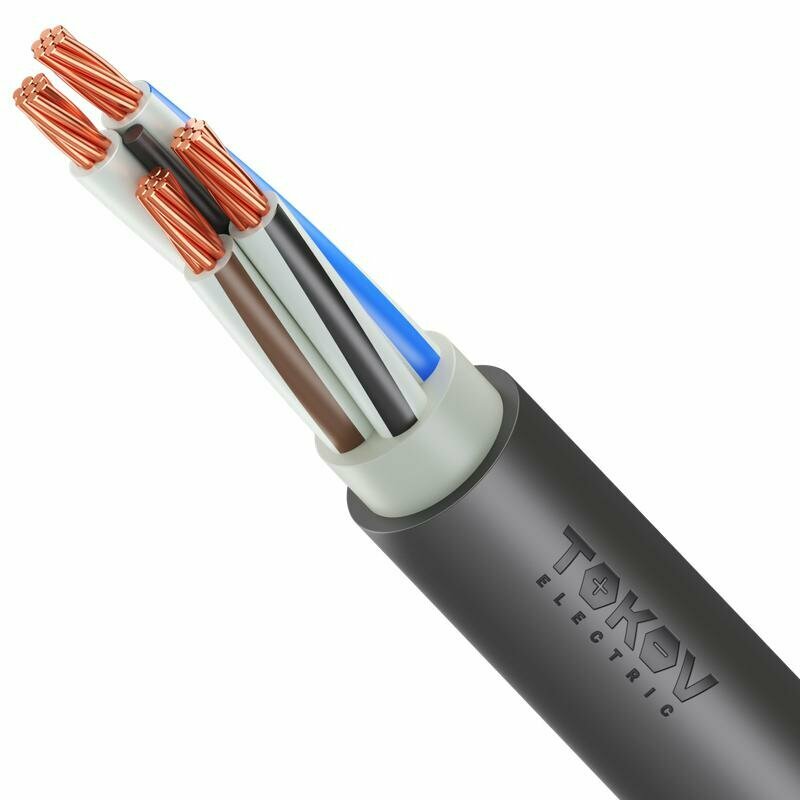 Кабель TOKOV ELECTRIC ВВГнг(А)-LS 4х25 МК (N) 1кВ (м), TOKOV ELECTRIC КПП УТ000029820 (1 м.)