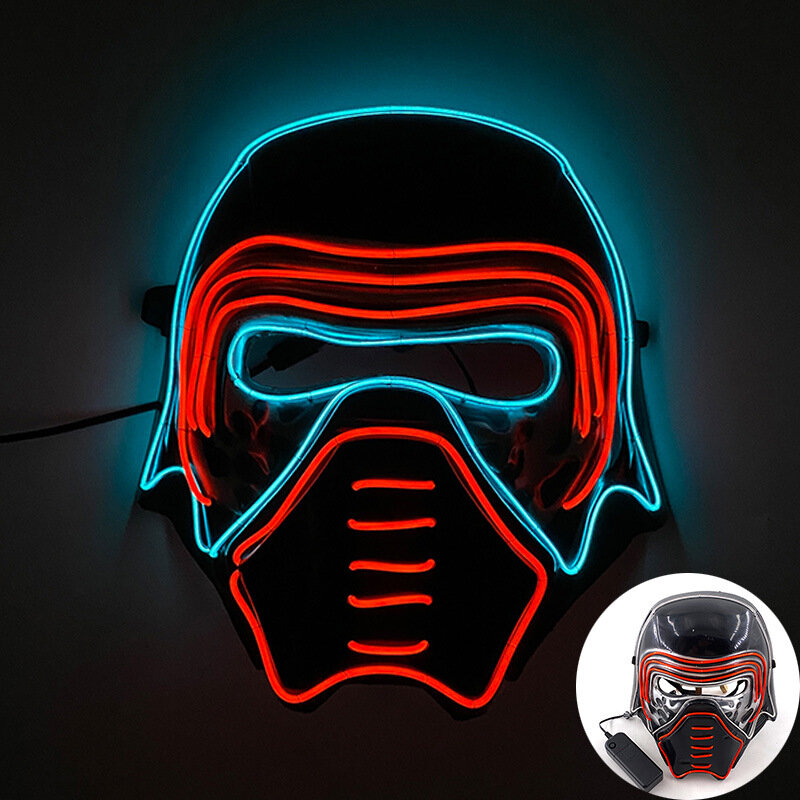 Маска солдата-клона "Эль-Дарт Вейдер", для Хэллоуина, черная