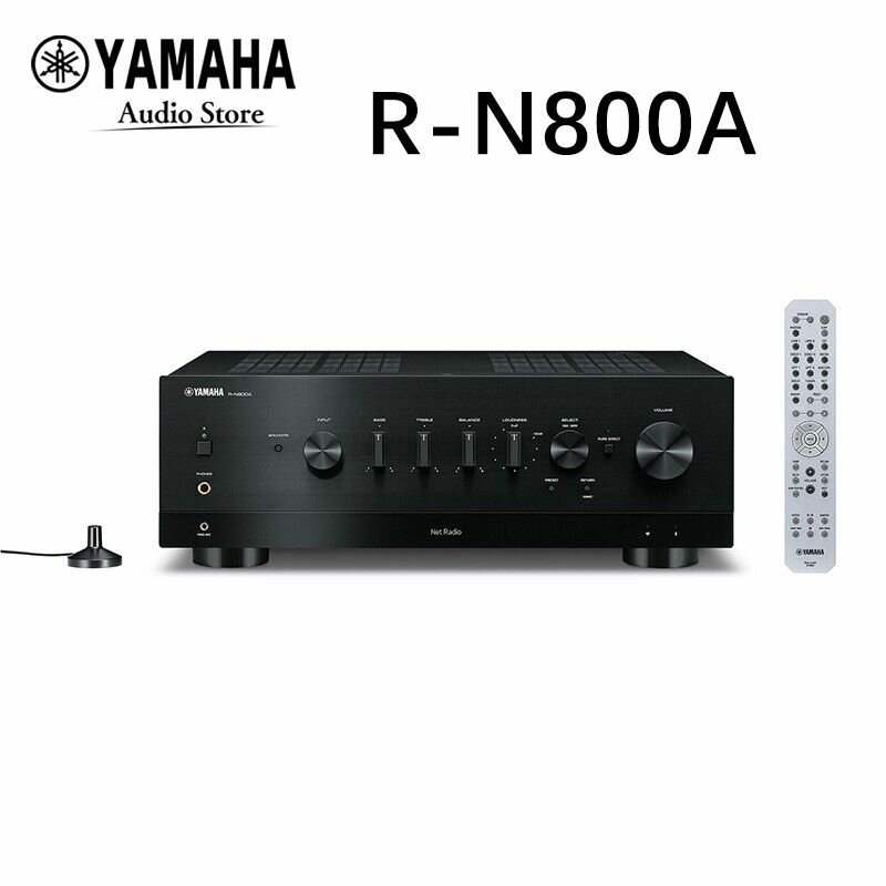 Усилитель Hi-Fi Yamaha R-N800A, для домашнего кинотеатра, звуковая схема 2.0