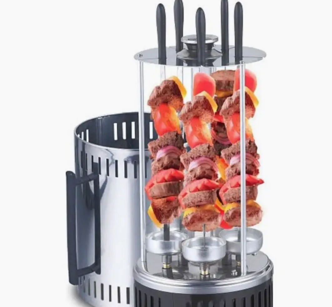 Шашлычница электрическая Barbecue Robot "Барбекю робот" GH-8619 1500W 8 шампуров