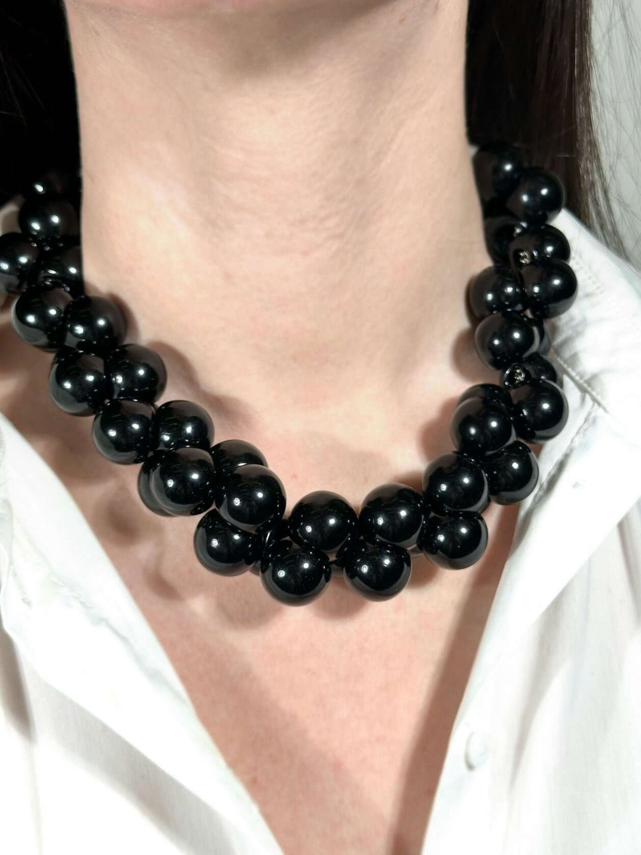 Колье, жемчуг имитация