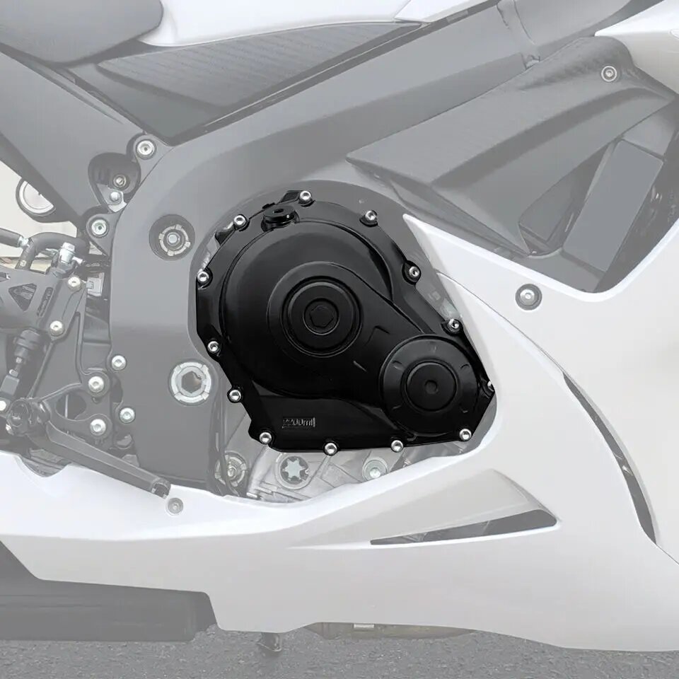 Мотоциклетный алюминиевый картер двигателя, статор, крышка сцепления для Suzuki GSXR 600 GSXR 750 2008-2025 2018 2019 2020 2021 2022 2023