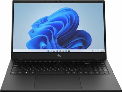 Ноутбук iRU Planio 15ING, 15.6", IPS, Intel N100 0.8ГГц, 4-ядерный, 8ГБ LPDDR5, 256ГБ SSD, Intel UHD Graphics, FreeDOS, черный 2058911