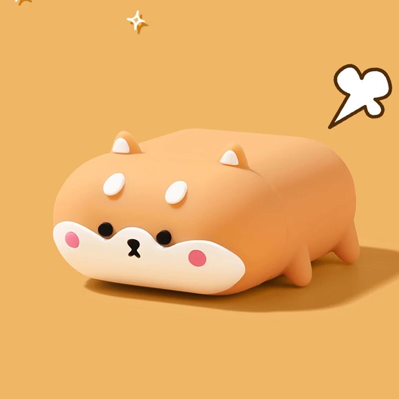 Силиконовый чехол 3D для AirPods 4, Puppy 01