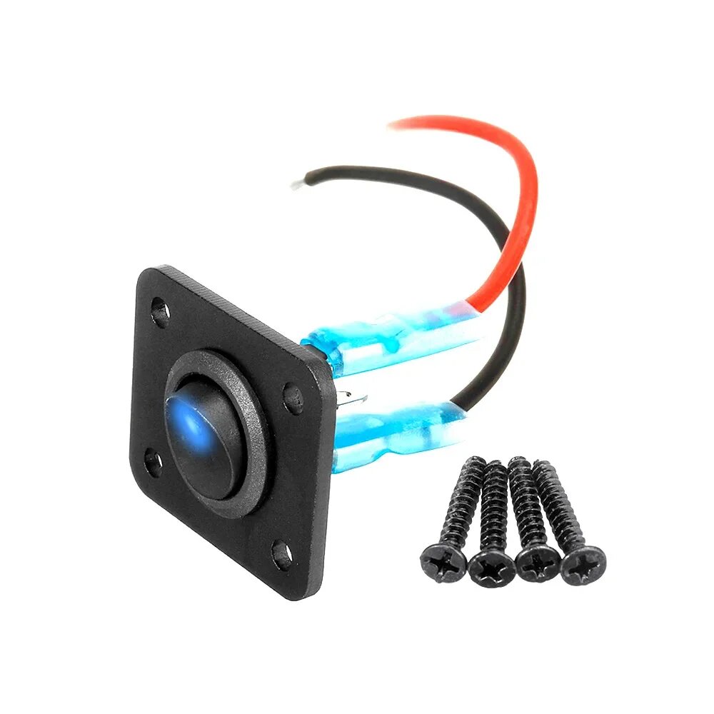 12 В 1-4 банда Универсальный тумблер Панель USB Автомобиль Лодка Морской автофургон Грузовик Синий светодиодный Стайлинг Аксессуары Морской кулисный переключатель