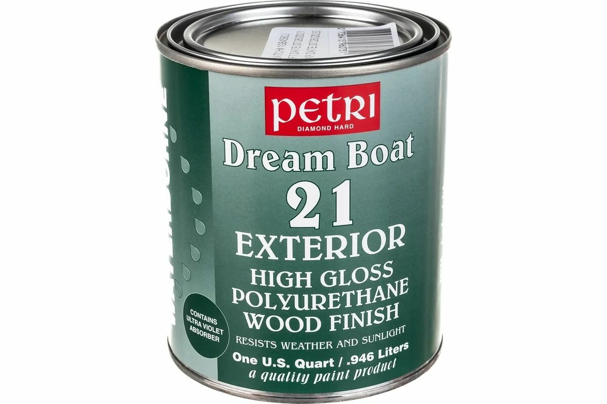 Полиуретановый лак Petri Dream Boat на водной основе глянцевый PC51004