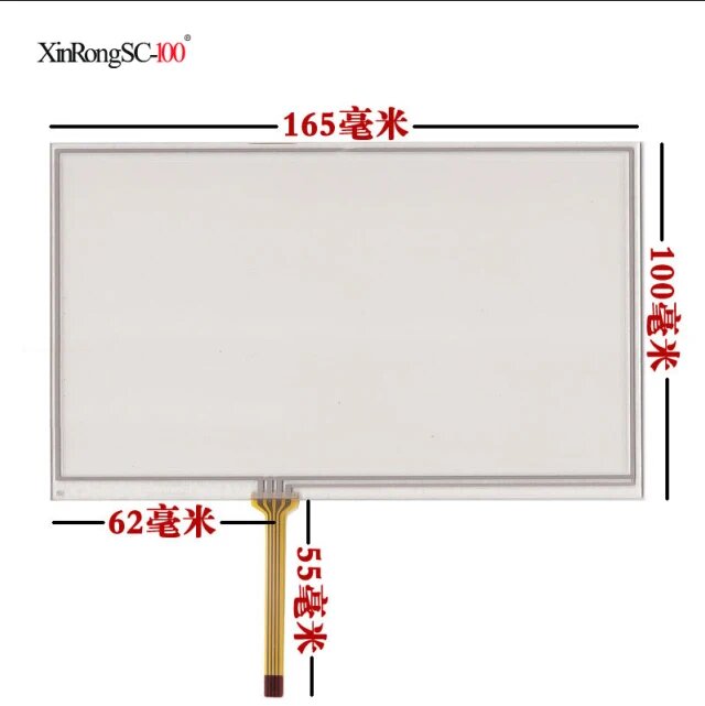 Сенсорная панель для автомобильной DVD-навигации XinRongSC-100 165X100 line M