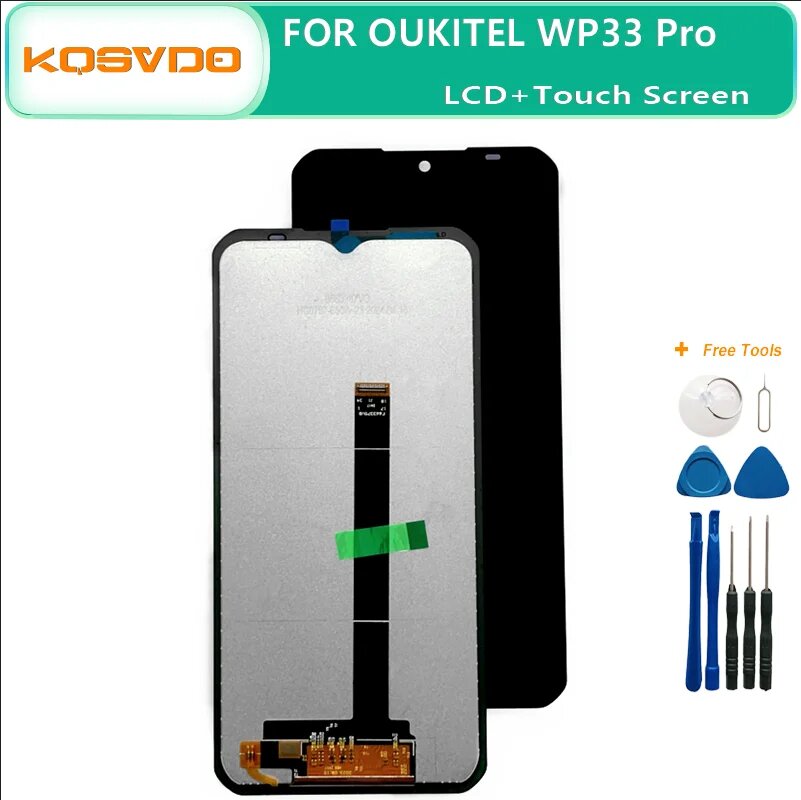 Новый оригинальный ЖК-дисплей OUKITEL WP33 Pro + сенсорный экран дигитайзер Ремонт Запасные части для телефона OUKITEL WP33pro
