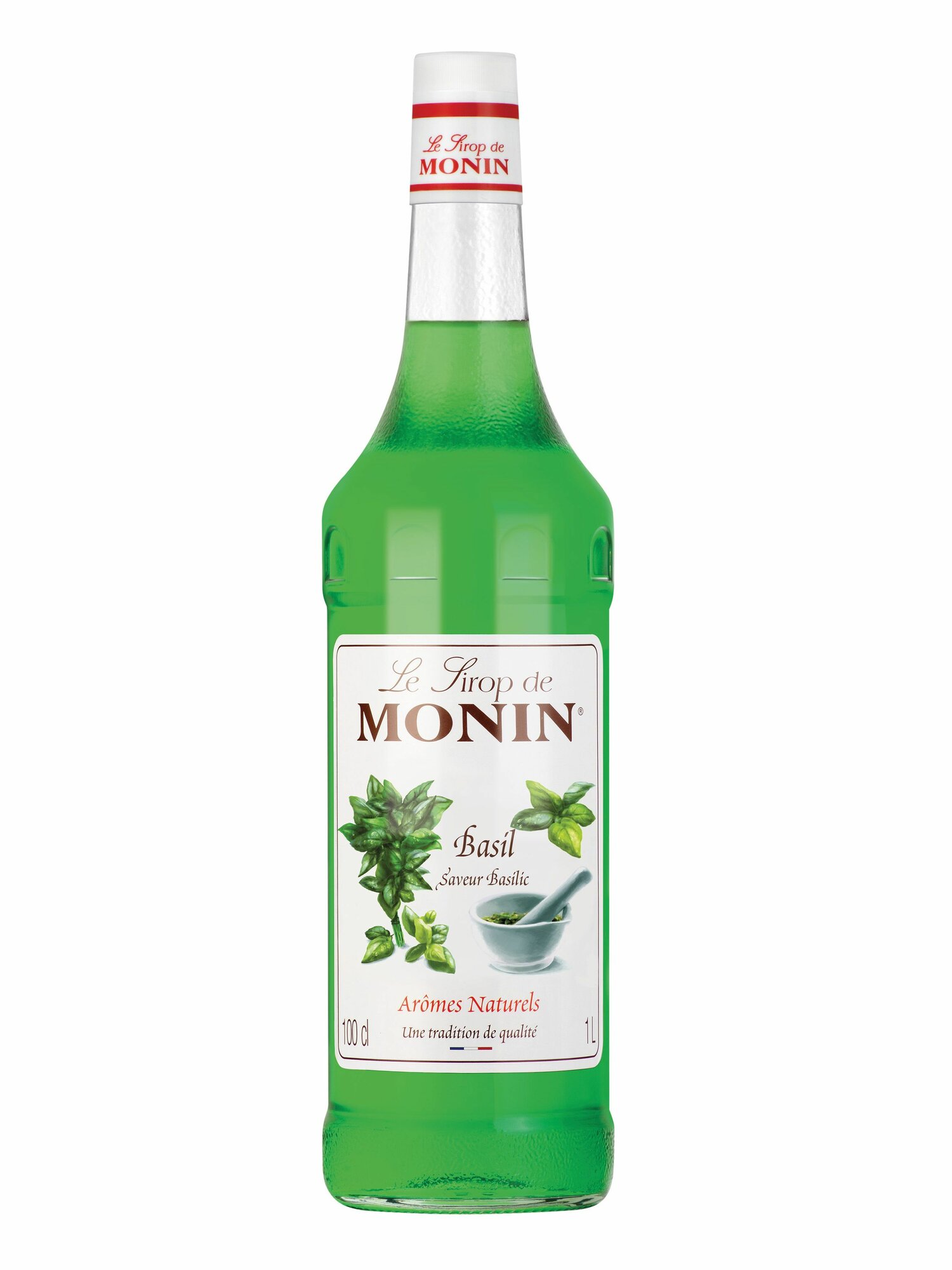 Сироп для чая и коктейлей Базилик 1л MONIN, натуральный продукт