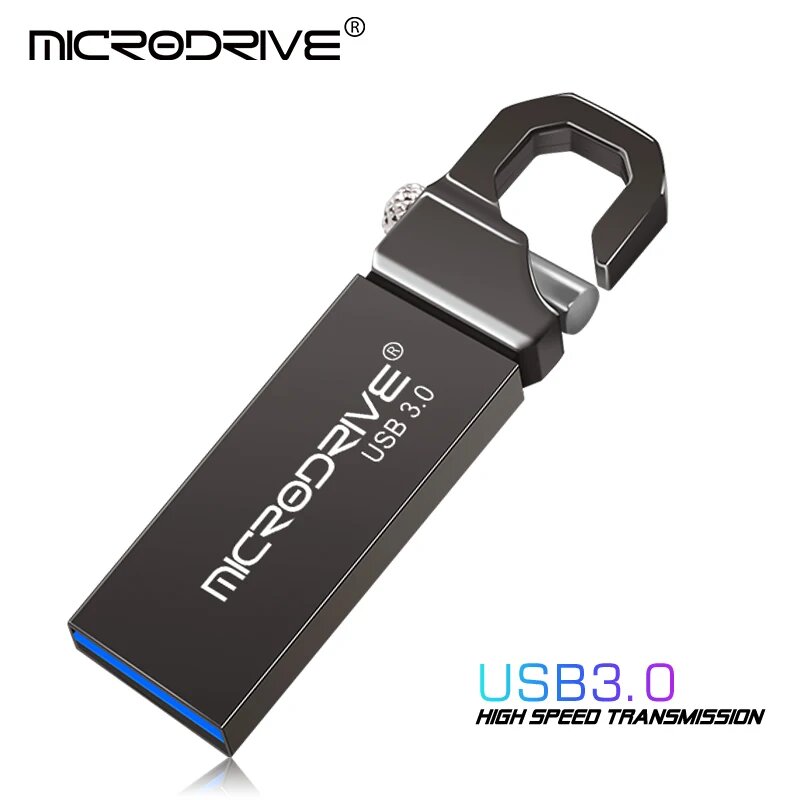 MicroDrive 256 ГБ USB 3.0 черная флешка