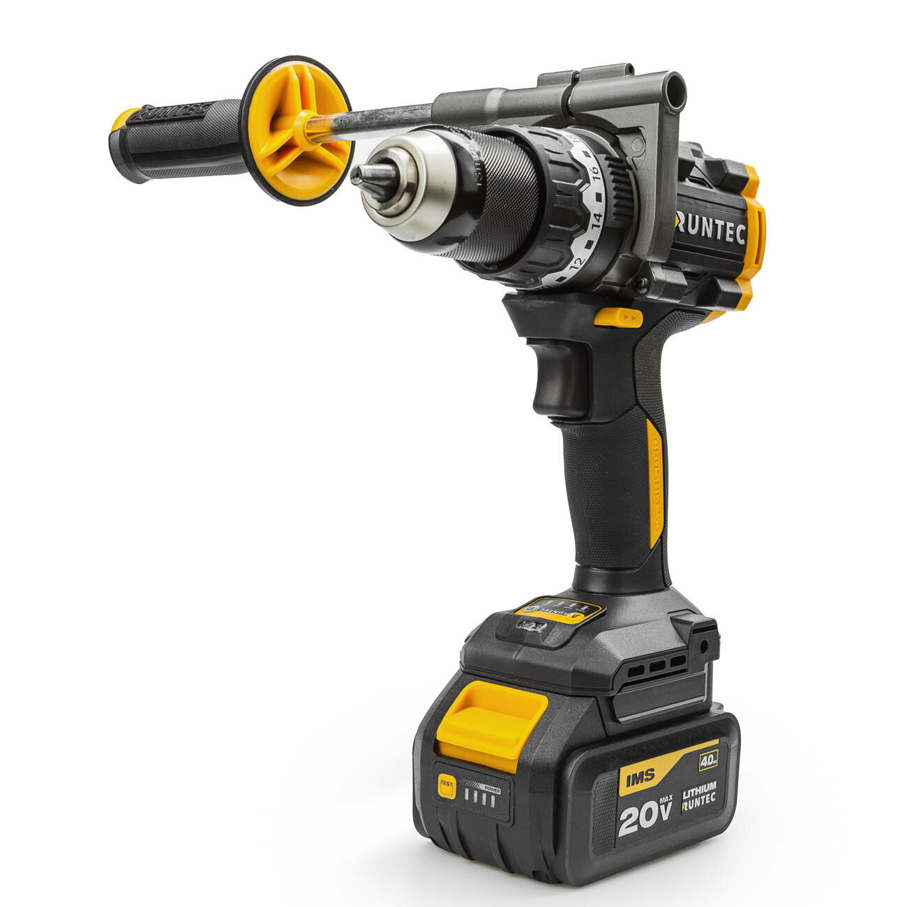 RUNTEC RT-ID226 Дрель-шуруповерт ударная аккумуляторная RUNTEC PRO 13 мм, 20В, 2*4Ач, 160Нм