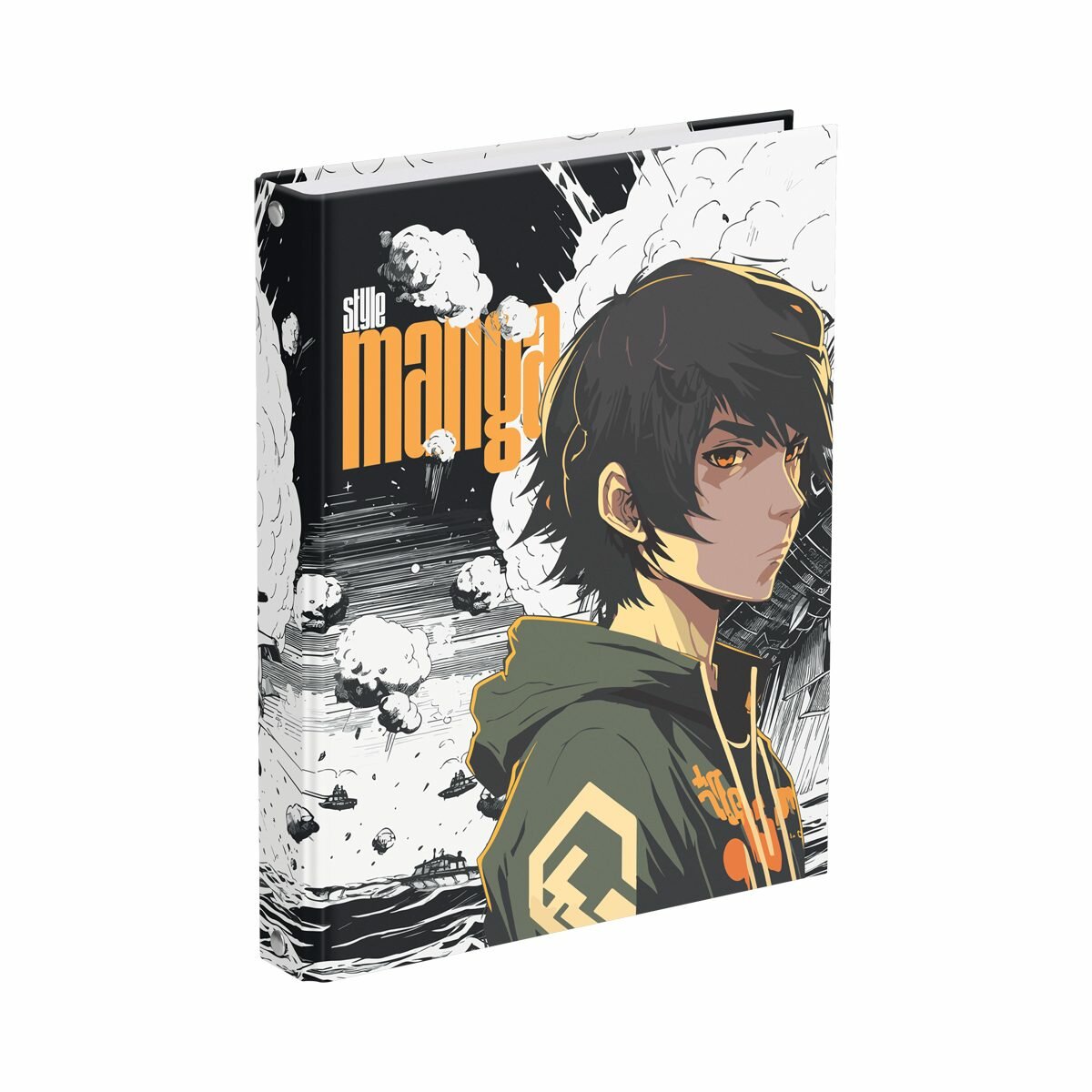 Тетрадь на кольцах 240л, А5 BG "Style manga", глянцевая ламинация (ТТ5к240_лг 12360), 20шт.