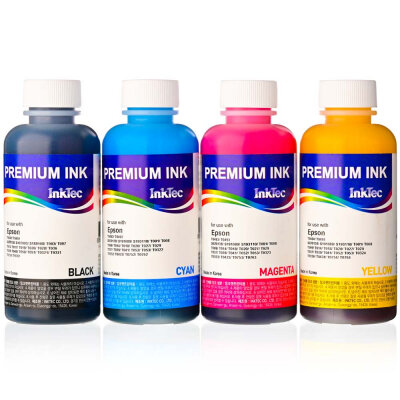 Чернила для Epson Stylus Photo R240, R245, RX420, RX425, RX520, InkTec 4 х 100 мл, комплект