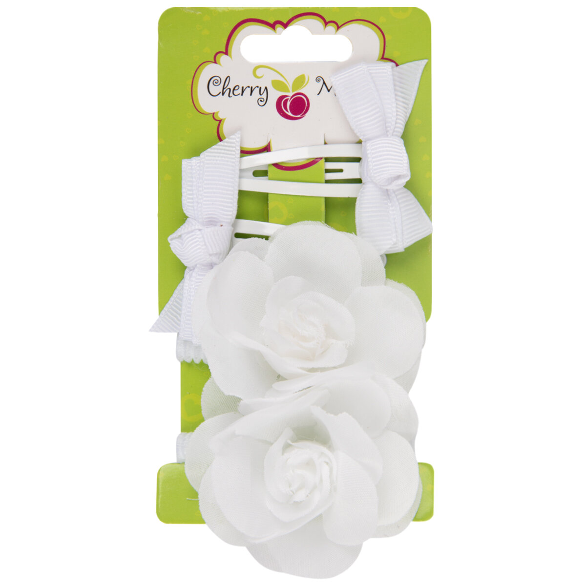 CHERRY MARY S6202-ET25 Набор аксессуаров для волос, 4 шт, №01 для ухода за волосами