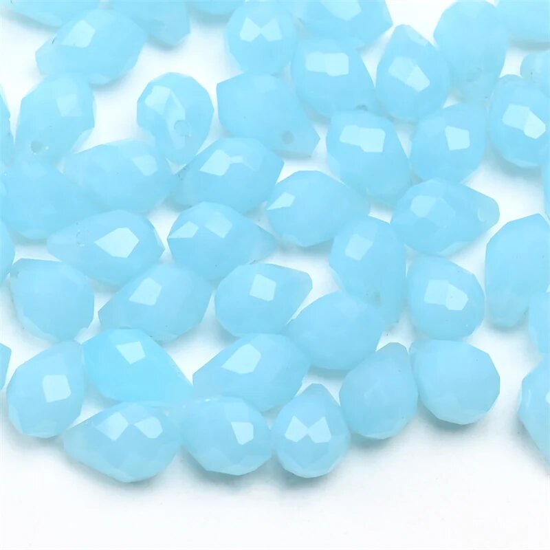 Хрустальные бусины-капли 50 шт. 5x7mm 50pcs, H221