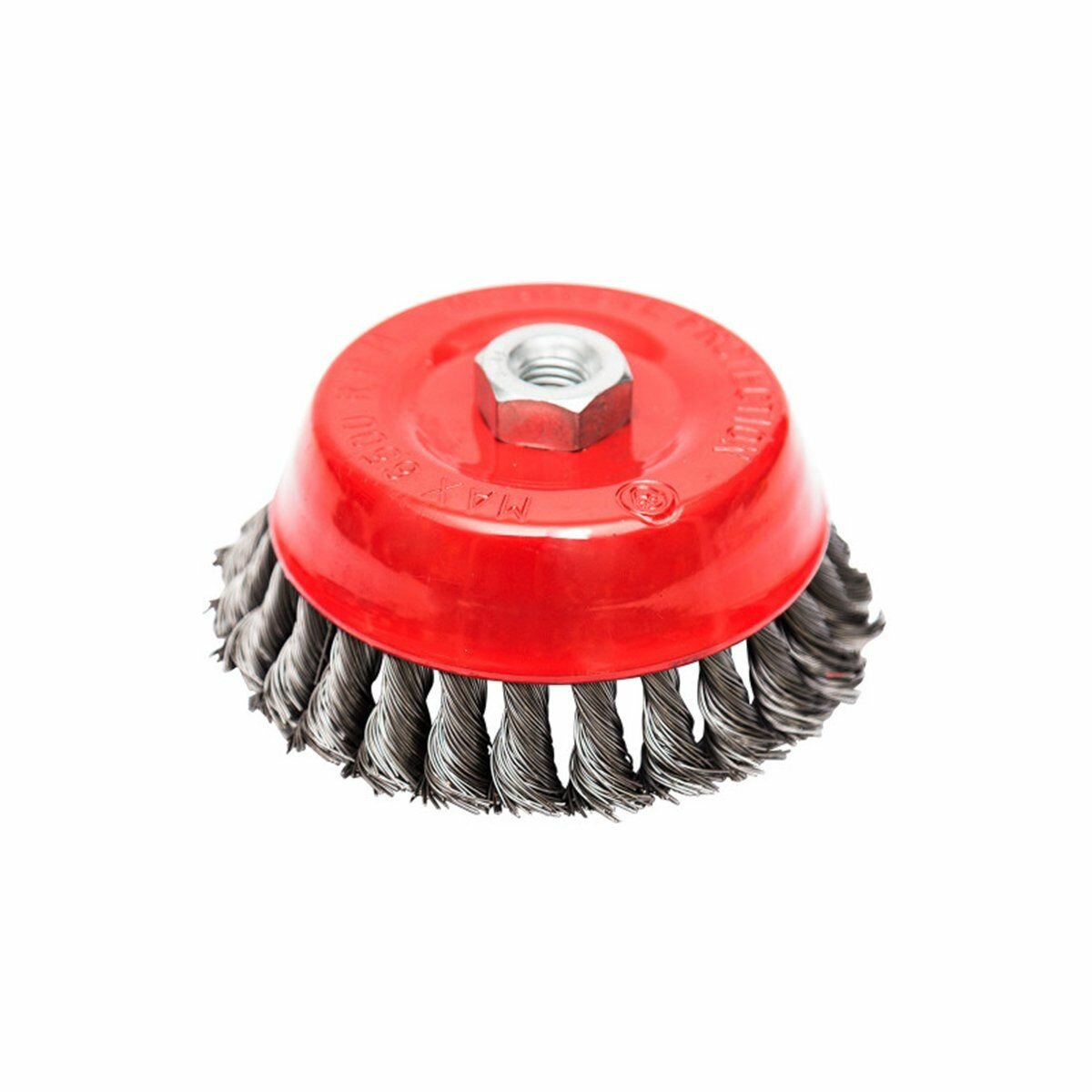 Щетка для УШМ "Beorol", чашка, 125 мм, М14, витая проволока.