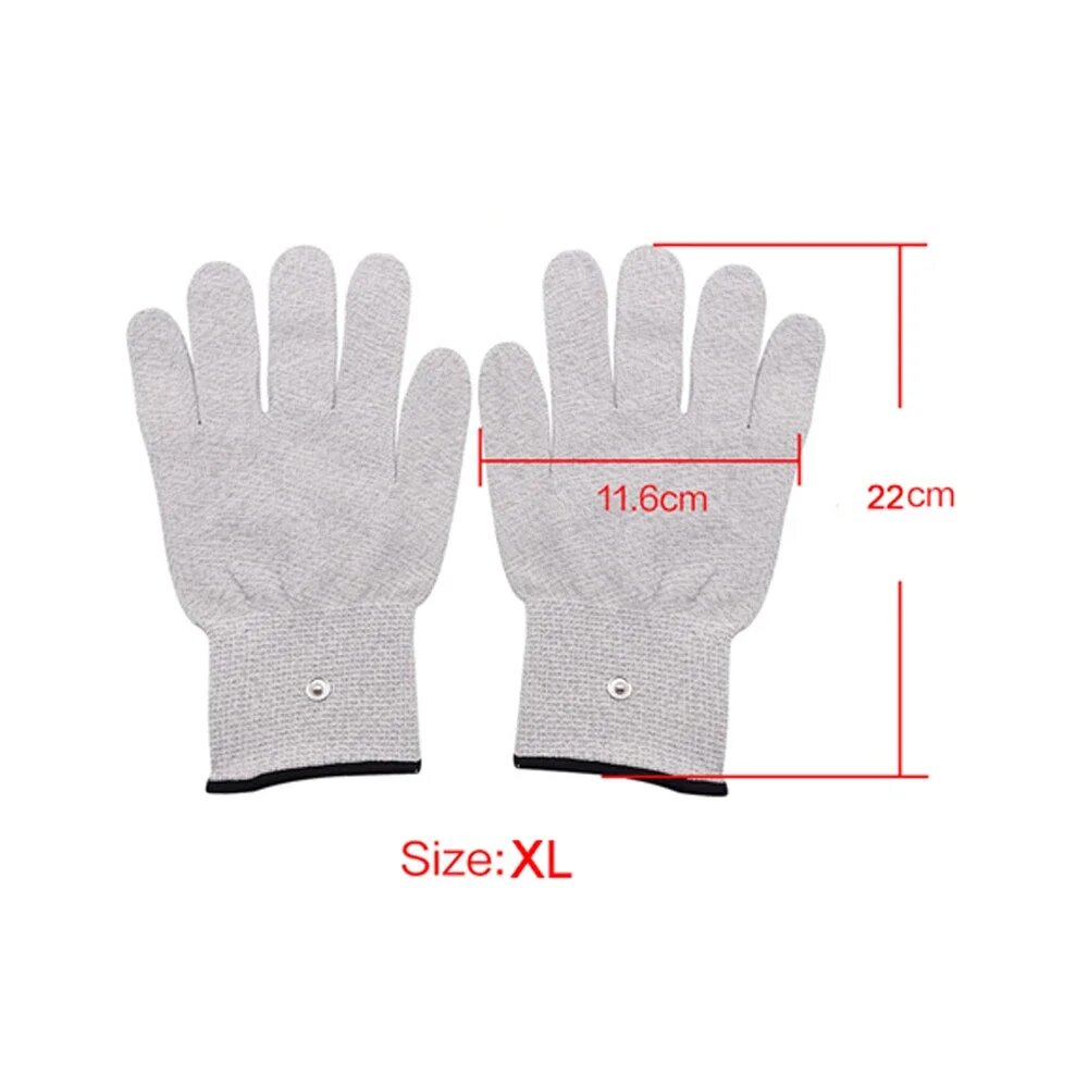 Массажные перчатки SUOLAER для импульсного массажера XL Size