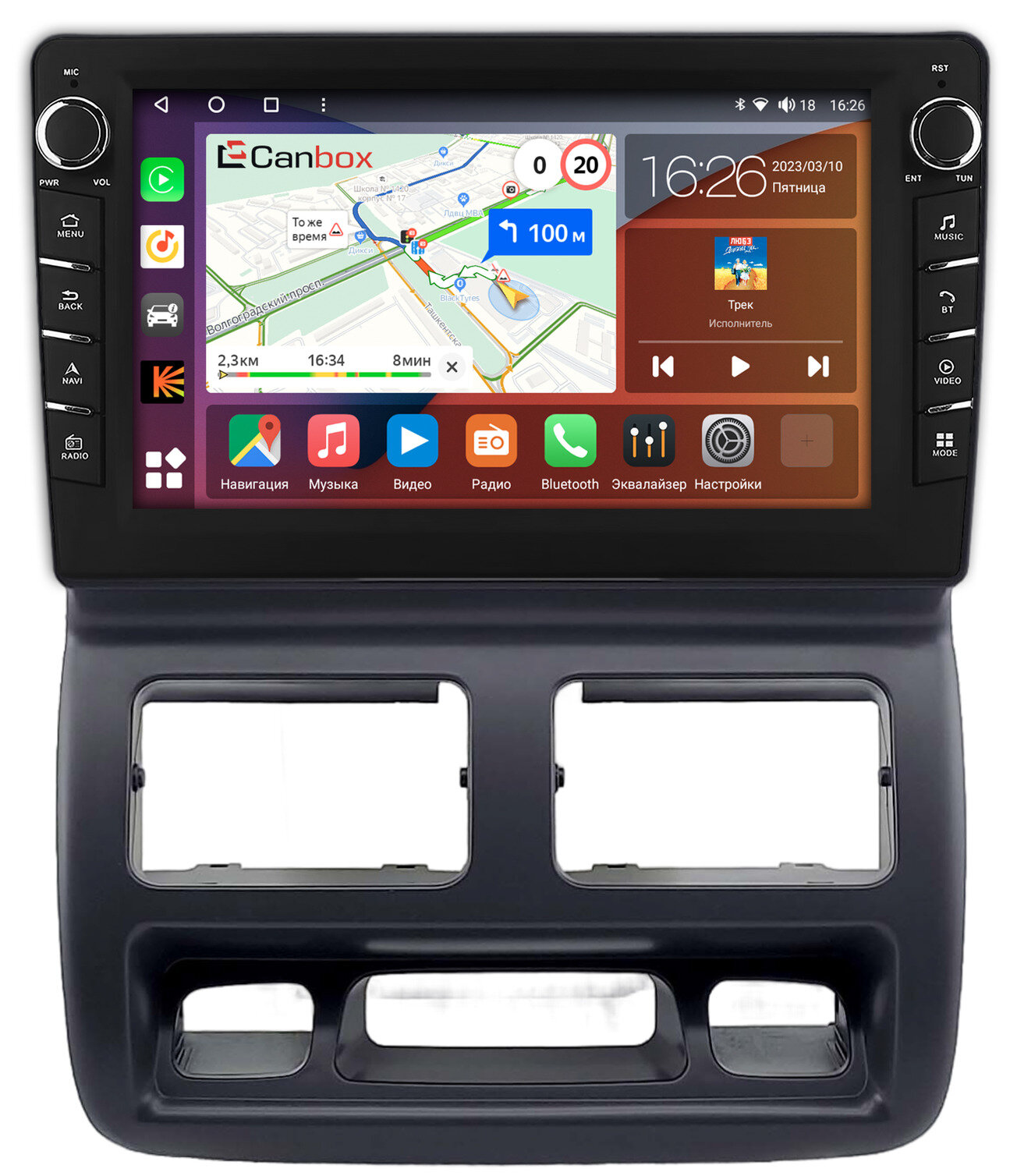 Штатная магнитола Toyota Corolla (E110) 1995-2002 (левый руль) Canbox H-Line 7834-9-2279 Android 10 (4G-SIM, 6/128, DSP, IPS) С крутилками