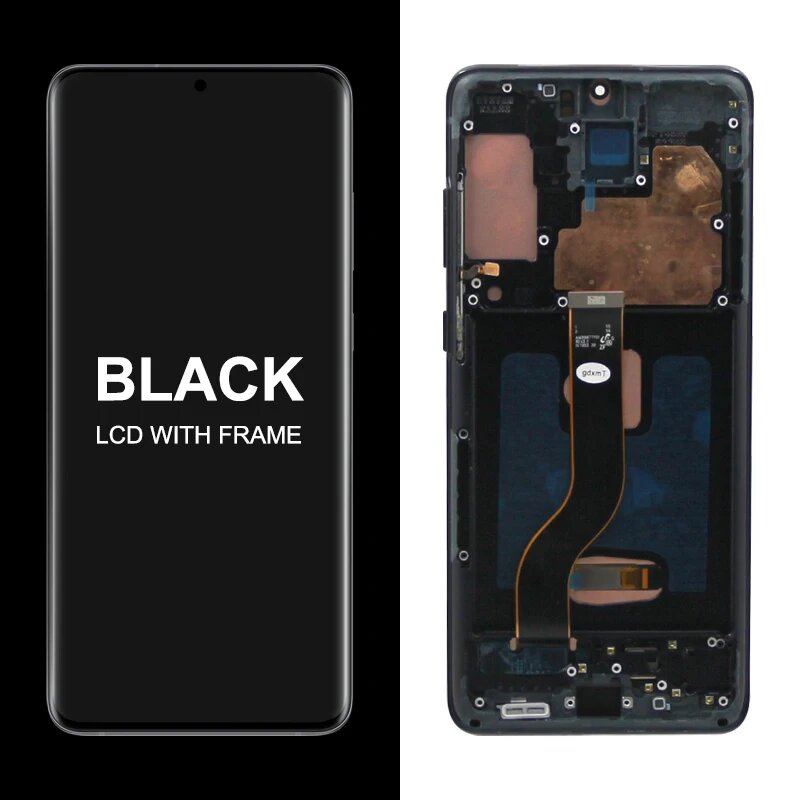 AMOLED S20 Plus экран для Samsung Galaxy S20 + G985 G985F G985F/DS ЖК-дисплей With Black Frame