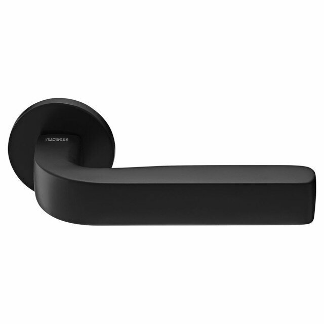 RUCETTI RAP 29 SLIM-R BL черная дверная ручка эргономичный дизайн тонкий профиль