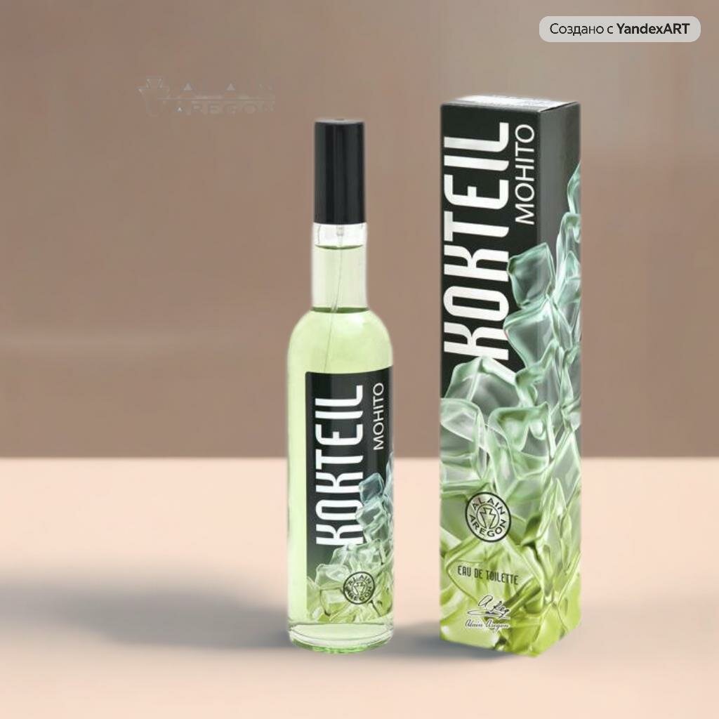 Alain Aregon Туалетная вода "KOKTEIL "MOHITO" для мужчин и женщин 100мл