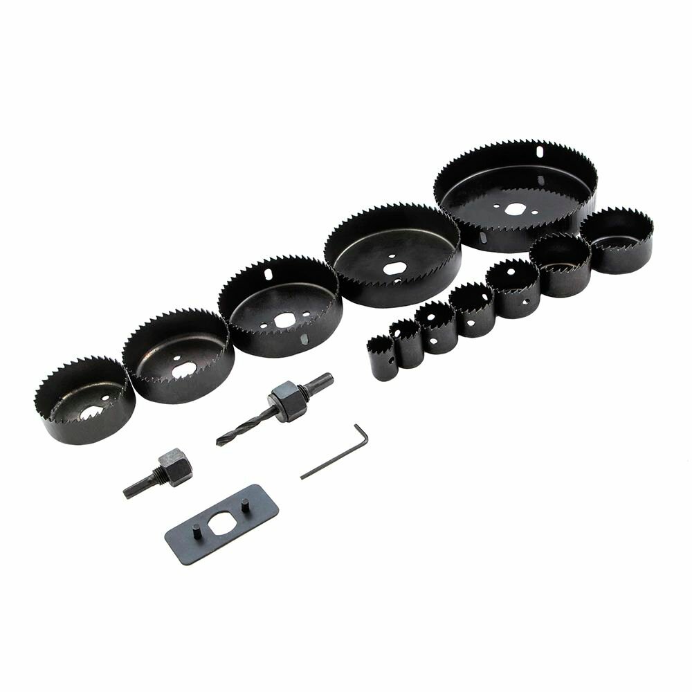 Набор кольцевых пил по дереву 19-127 мм 12 шт