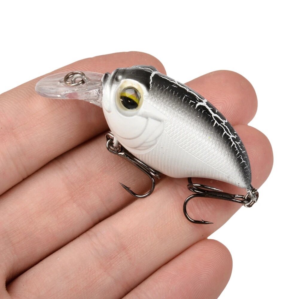 1Pcs Crankbait Minnow Fishing Lures 60mm 8.5g Wobblers Artificial Hard Bait Floating Bass Lure Plastic Fish Fishing Tackle