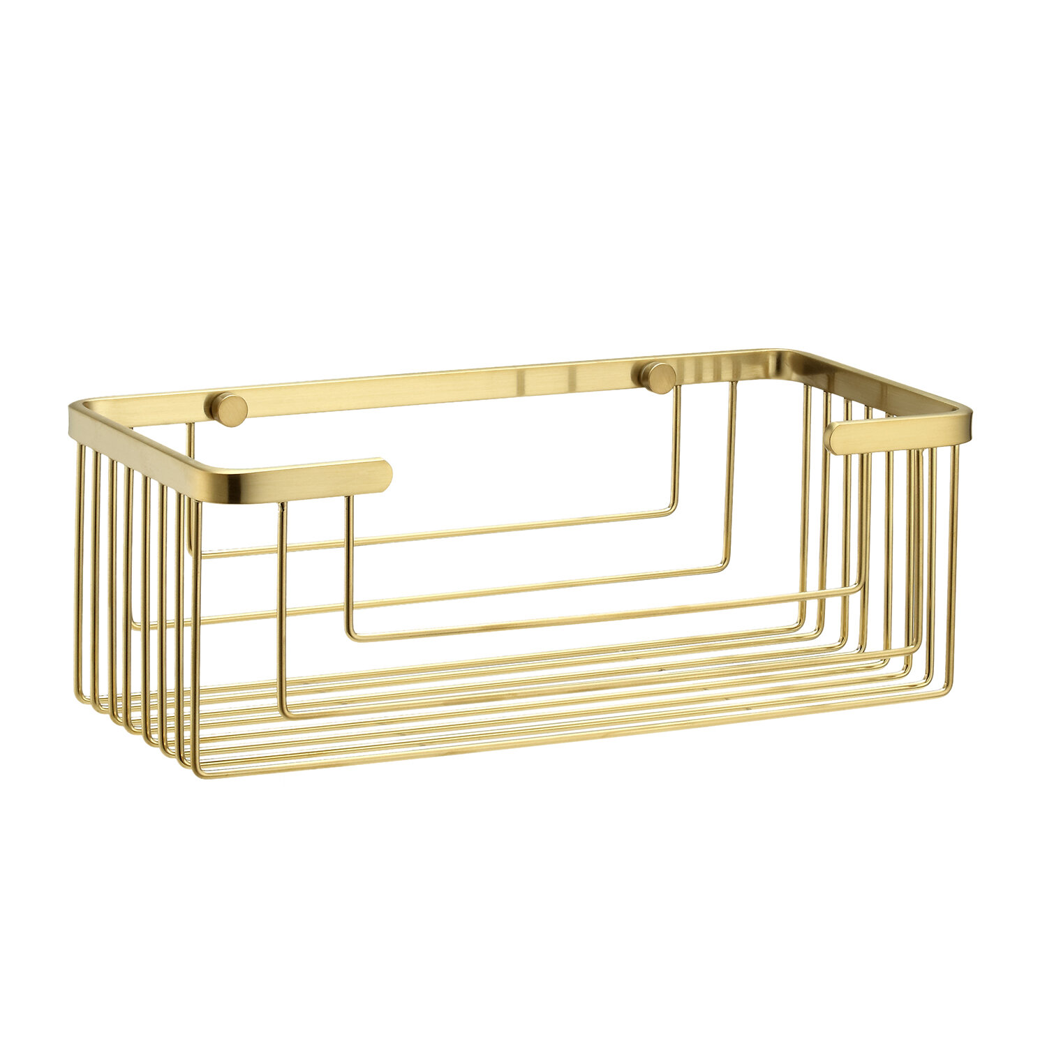 Полка металлическая WasserKRAFT (K-711BG) покрытие матовое золото