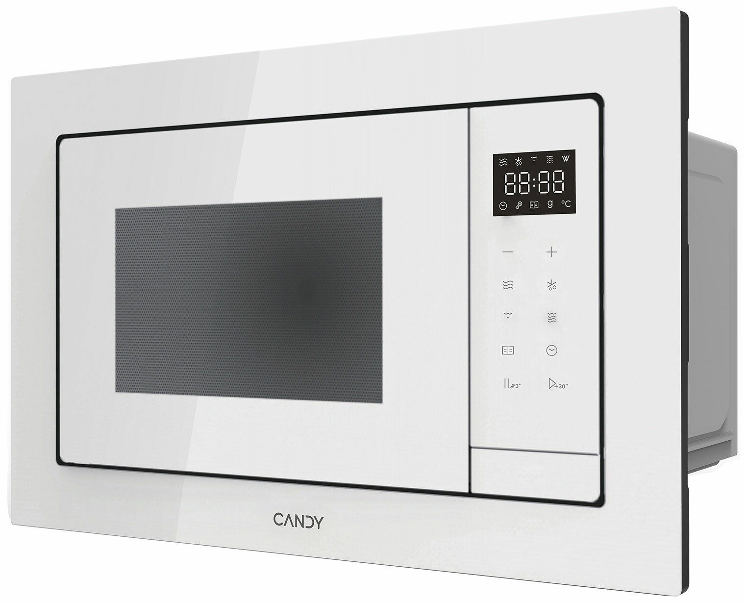 Микроволновая печь Candy CMXBTG218W, встраиваемая, сенсорное управление, 800Вт, 21л